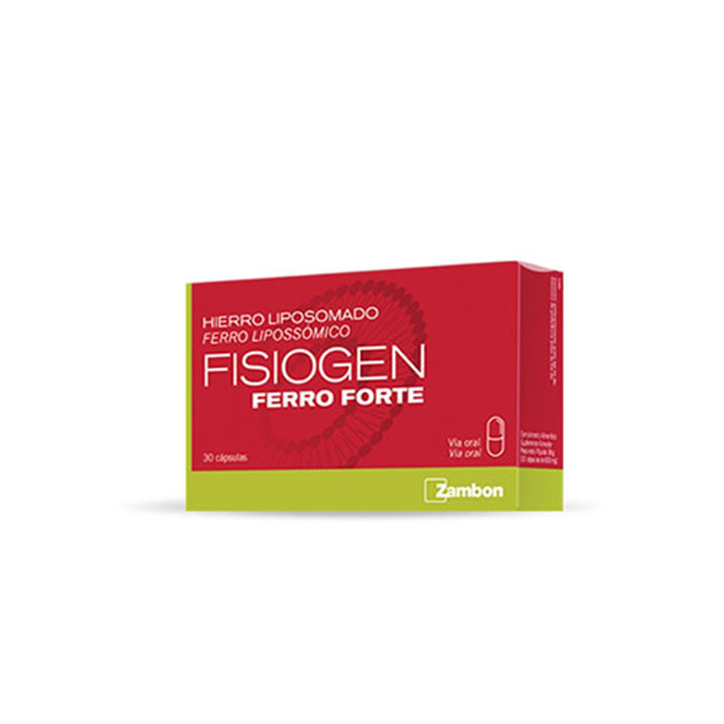Fisiogen Ferro Forte Blister - 30un | Farmácia Brasil