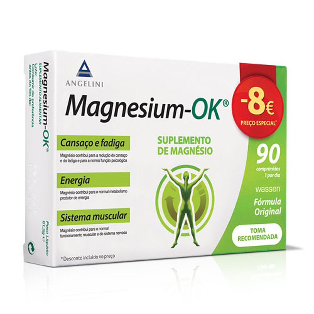 Magnesium Ok Promo Comp X 90 comps | Farmácia Brasil
